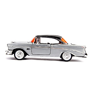 Jada Toys diecast vehicle 1: 24 Jada 20 - Showroom Floor - '56 Bel Air, Bare Metal