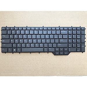 Original New for Dell Alienware Area 51M R2 Gaming Laptop 17.3" Per-Key RGB Keyboard Backlit US Black