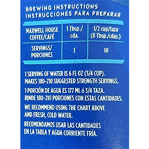 Maxwell House Morning Boost Medium Roast Ground Coffee with a Boost of Caffeine (26.7 oz Canister)