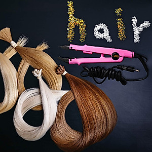 100 g Granule Pellet Granule Bead Hot Fusion Extensions Tool Hot Keratin Glue Tips for Hair Extension Nail Design (Clear)