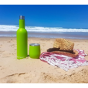 Insulated Bottle and Tumbler Set Green
