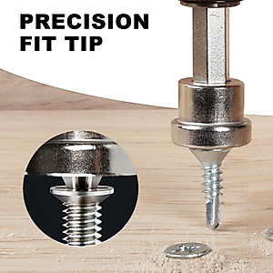 Geinxurn 10PCS(1”and 2”) PH2 Screwdriver Bits Set for Plasterboard,Positioning Drywall Screw Setter Easy Drywall Installation