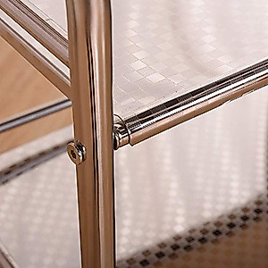 NEOCHY Movable Trolleys, Kitchen Storage Hand Trucks, Rolling Cart,Beauty Salon Trolley with Universal Brake Wheel,Perfect for Hospital/Dental Clinic/a/M-50X35X75Cm