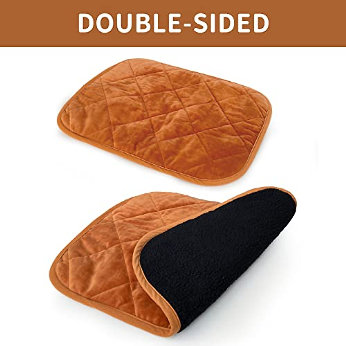 AUPETEK Self-Warming Cat Bed Indoor/Outdoor Super Soft Self Heating Pet Mat Washable Thermal Pad for Cat & Dog……