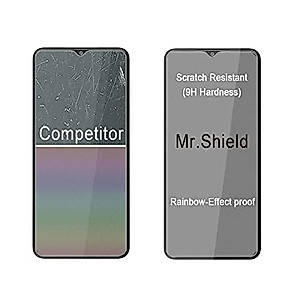 Mr.Shield [3-Pack] Designed For Oppo A17 / Oppo A17k [Tempered Glass] [Japan Glass with 9H Hardness] Screen Protector with Lifetime Replacement