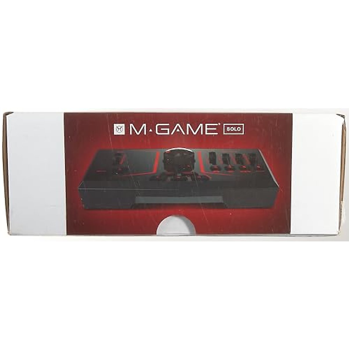 M-Game Solo USB Audio Interface Mixer for Streaming and Gaming with XLR Microphone in, Optical in, Voice FX, Sampler, Lights and Software