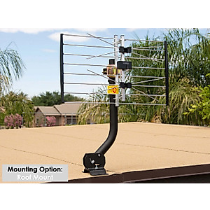 Channel Master Universal Antenna - Sturdy Steel Adjustable Mount for Secure TV Antenna Installation, 1.5" Pole Diameter, Extends from 24"- 44", Weather-Resistant, 7" Wall Clearance