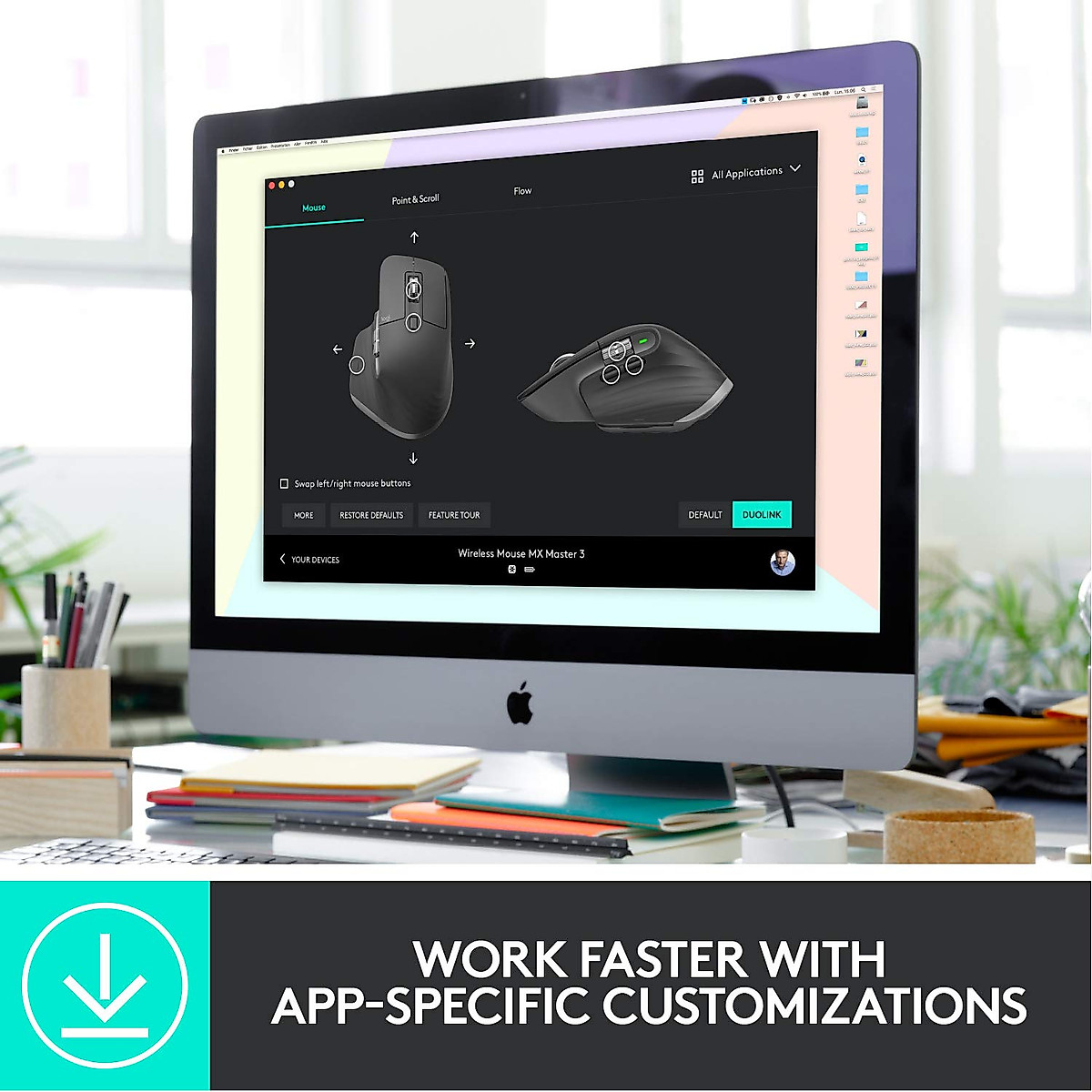 Logitech MX Master 3 for Business, Wireless Mouse, Logi Bolt Technology, Bluetooth, MagSpeed Scrolling, Ergonomic, Rechargeable, Globally Certified, PC/Mac/Linux - Graphite