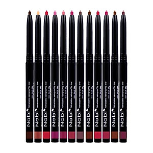Beauty Spot 12 Colors Retractable Waterproof Lip Liner Set, Roll It Up Auto Lip Pencil, Long Lasting Fade Resistant