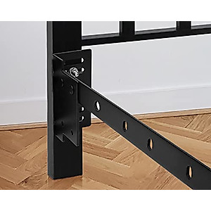 Universal Footboard Extension Brackets, Bed Frame Extenders for Footboard, Headboard Brackets for Metal Bed Frame, Footboard Attachment Kit Can Drilled to Fit Twin, Full, Queen, or King Size Beds.
