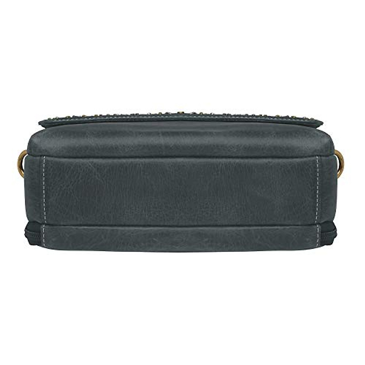 Gun Tote'n Mamas womens Tote'n (Grey) Distressed Buffalo Leather Crossbody Organizer Purse by Gun Tote n Mamas, Grey, Medium US