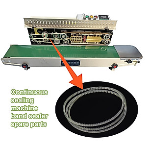 ICZW 20pcs Gear Belt Tooth Belt Spare Part for FR-900 FRM-900 Series Continuous Bag Sealing Machine (420mm)