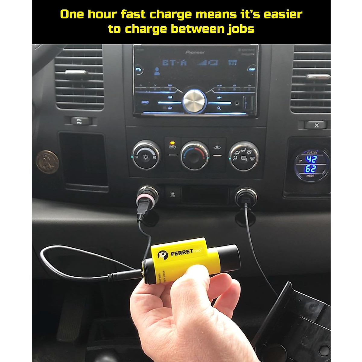 Ferret PRO – Multipurpose Wireless Inspection Camera & Cable Pulling Tool with App Controlled Variable Focus and Super-Fast Charge.