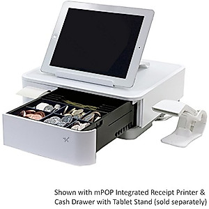 Star Micronics mPOP Handheld USB 1D Barcode Scanner with Stand - White