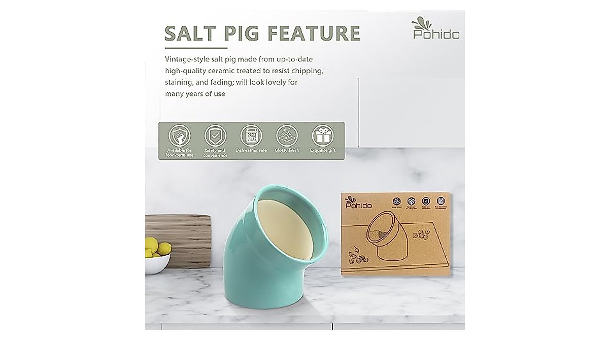 Salt Pig Ceramic | Minimalist Kitchen Essential