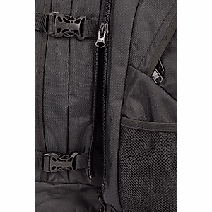 Mountain Warehouse Traveller 60 + 20L Travel Backpack - Detachable Black