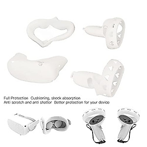 VR Shell Cover, Silicone VR Grip Face Eye Cover Precise Size Protective for VR Accessories