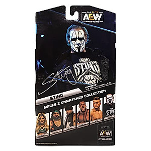 All Elite Wrestling - 6-Inch Sting Figure with Accessories - AEW Unmatched Collection Series 2 - Luminaries