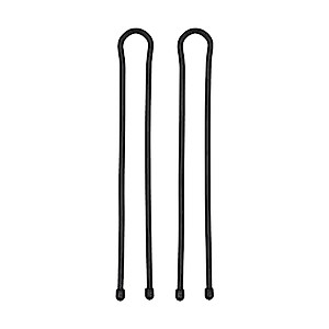 Nite Ize, Inc. GT24-01-2R3 Nite Ize Original Gear, Reusable Rubber, 24 Inch, 2-Pack, Black, Made in the USA Twist Tie, 24"-2 Pack