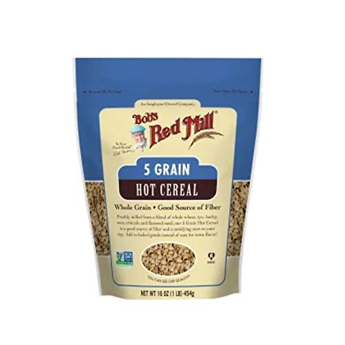 Bob's Red Mill 5 Grain Hot Ceral 16 oz Pouch (Pack of 4)