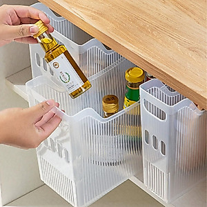 YAYODS 6 Pack 12 x 12 Paper Storage Organizer, Scrapbook Paper Storage with Wheels, Plastic Scrapbook Storage Bin for 12" x 12" Pape, Scrapbook Papers, Cardstocks, Vinyl Sheets, Documents