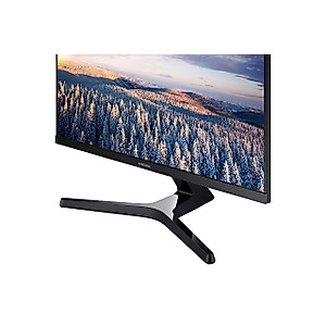 Samsung Business SR35 Series 24-Inch FHD 1080p Computer Monitor, 75Hz, IPS Panel, HDMI, VGA (D-Sub), VESA Compatible, Ultra-Thin 3-Sided Border-Less Bezel (LS24R356FZNXZA) (Renewed), Black