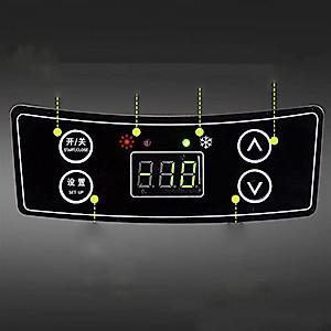 HESNDxbx Mini Fridge 15L Car Home Mini Refrigerator Portable Food Drink Freezer Cooler Outdoor Picnic Food Cooling Warming Fridge