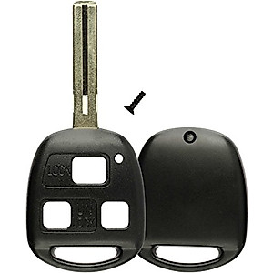 KeylessOption Key Replacement Case Shell Keyless Entry Remote Fob Uncut Blade Fix Master for Hyq1512v, Hyq12bbt