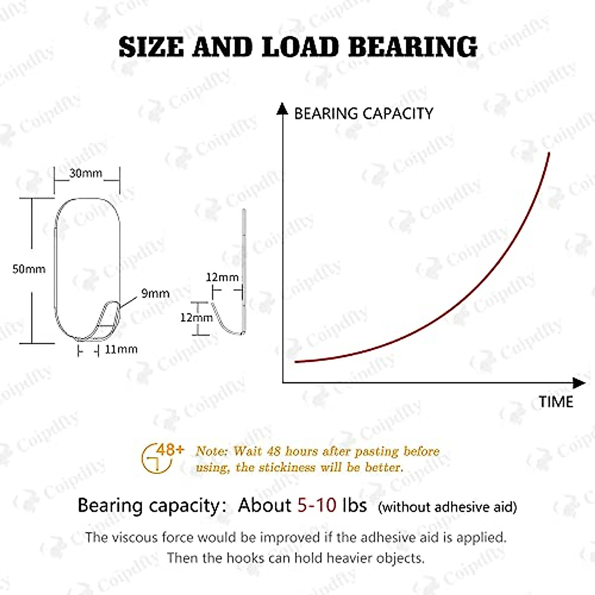 Coipdfty 【Only in November】 Adhesive Hooks,Waterproof 304 Stainless Steel Wall Hooks for Hanging Key,Coat,Towel,Kitchen,Bathroom Metal Adhesive Hanger Hooks Heavy Duty 7 Pack