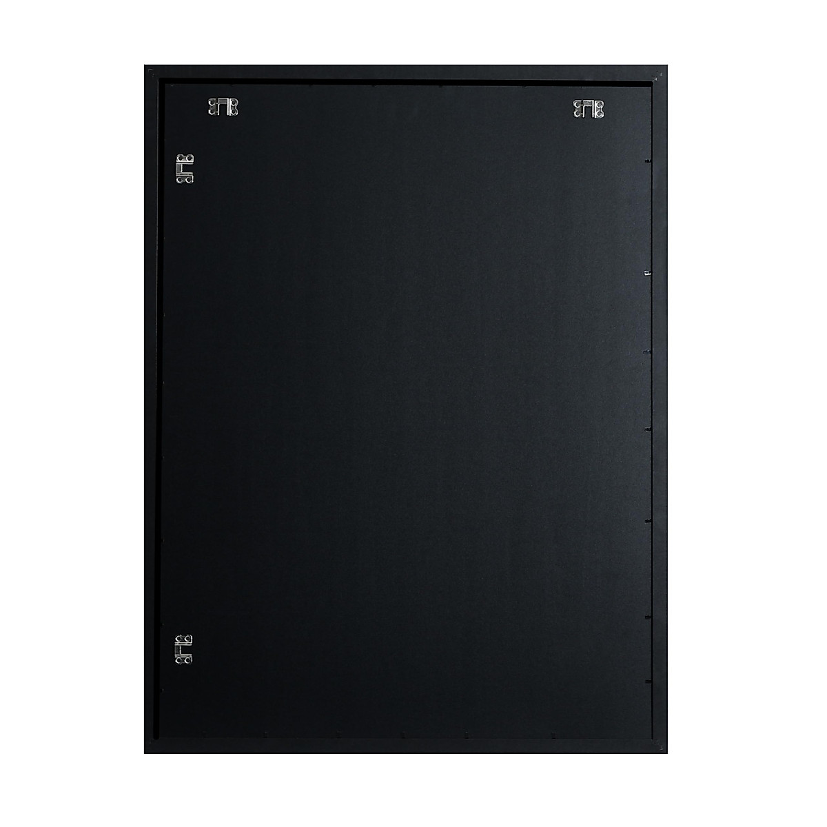 Frame Amo 24x32 Black Solid Wood Picture Frame with 19.5x27.5 White Mat Opening for 20x28 Image, 1 Inch Border, Acrylic Face