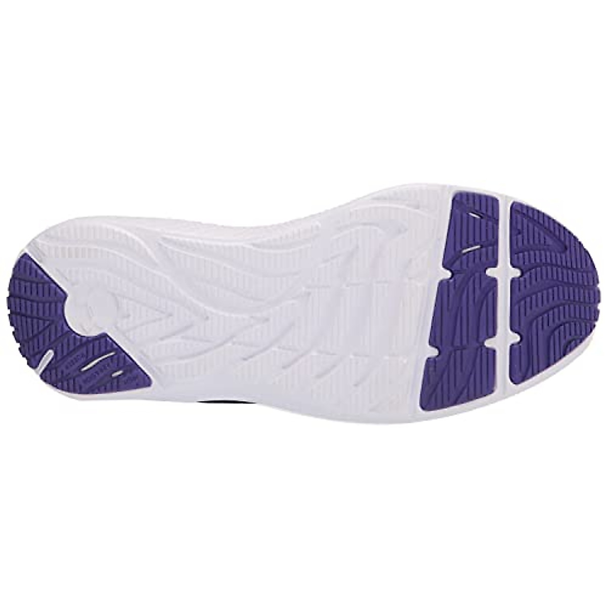 Under Armour Womens Grade School Charged Pursuit 2 Bl Running Shoe, Black/White, 5 Big Kid US