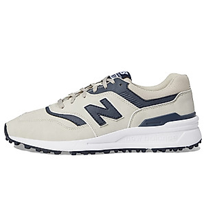 New Balance Mens 997 Sl Golf Shoe, Sand, 11.5 US