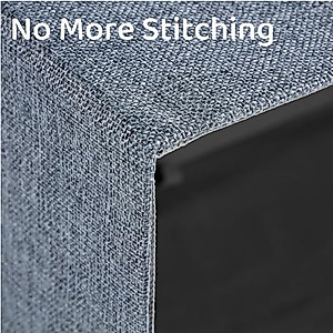 FABINADO Storage Bins with Lid, Fabric Closet Organizer, Foldable Storage Container, 2 Pack, Anthracite Gray,16.9''x12.2''x11.4''