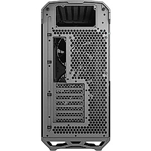 Fractal Design Torrent Gray - Ligth Tint Tempered Glass Side Panel - Open Grille for Maximum air Intake - Two 180mm PWM and Three 140mm Fans Included - Type C - ATX Airflow Mid Tower PC Gaming Case