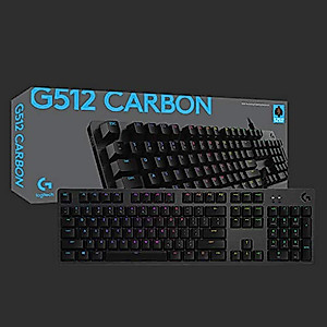 Logitech G512 LIGHTSYNC RGB Mechanical Gaming Keyboard GX Brown Tactile