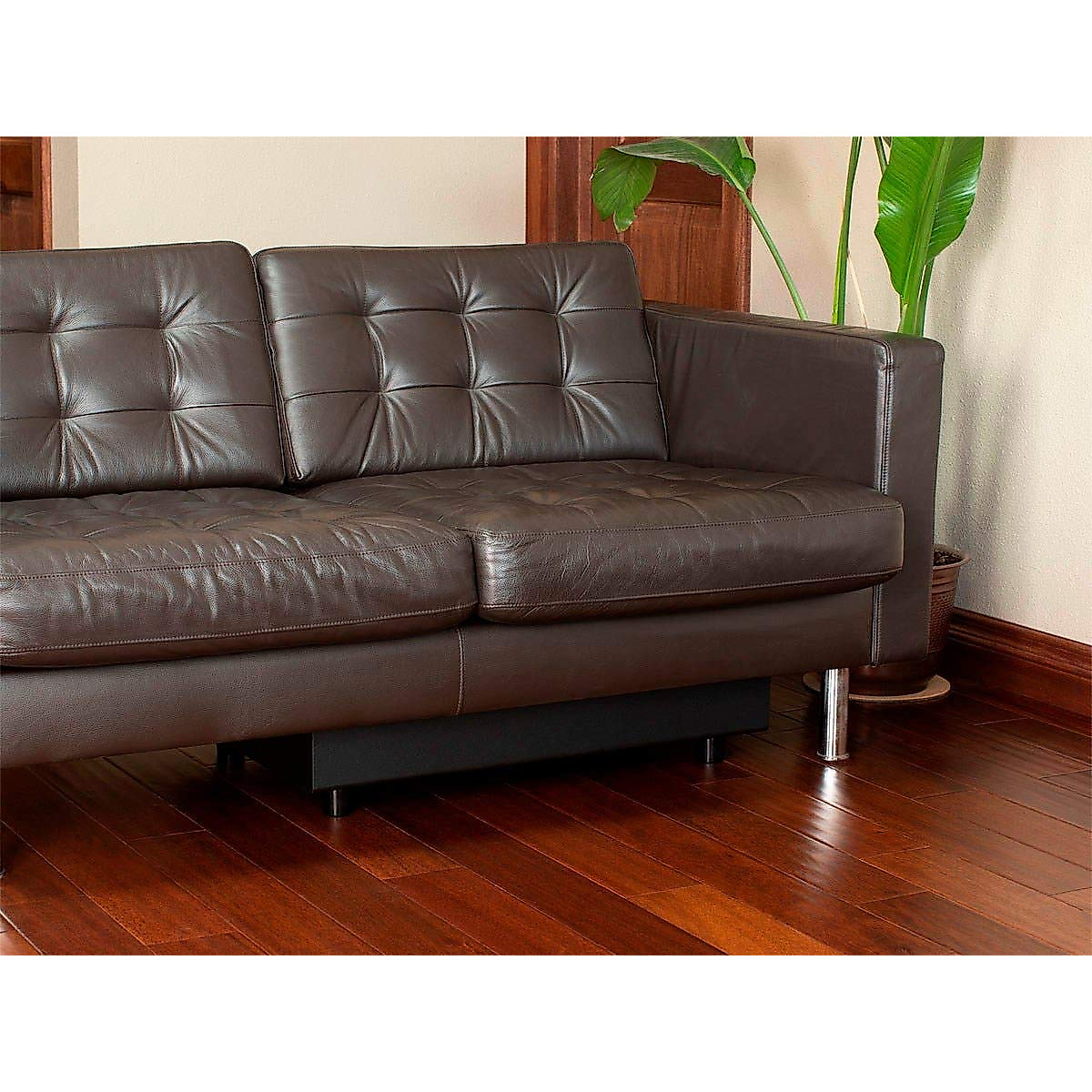 Monoprice Ssw-12 Powered Slim Subwoofer - 12 Inch with Ported Design, 150 Watts, Lowprofile Includes On-Wall Mounting Brackets, Black