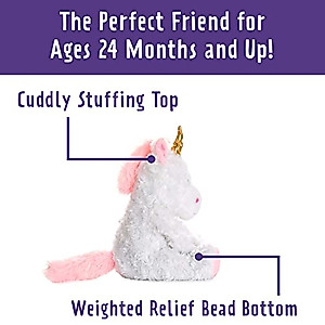 1i4 Group Warm Pals Microwavable Lavender Scented Plush Toy Weighted Stuffed Animal - Magical Unicorn