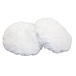 WEN 6010A42 Terry Cloth Polishing Bonnets, 6-Inch, 2-Pack, White