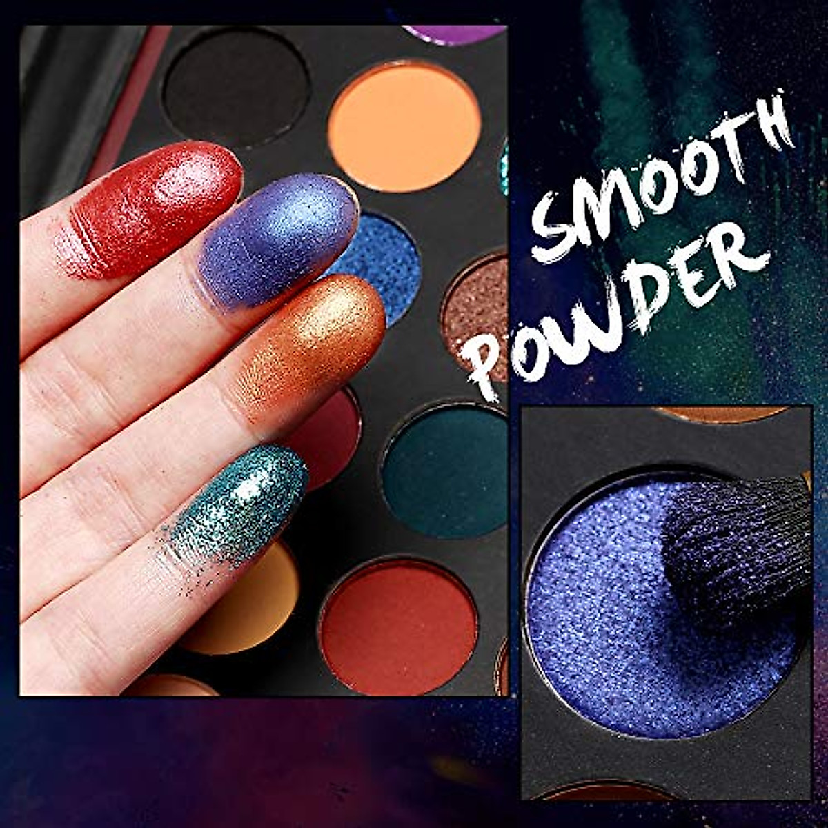 EYESEEK Eyeshadow Palette Glitter Pro 60 Colors Colorful Eye Shadow Makeup Palette High Pigmented Matte And Sparke Glitter Eyeshadow Pallet Easy To Blend Shimmer Eyeshadow Powder #Neon