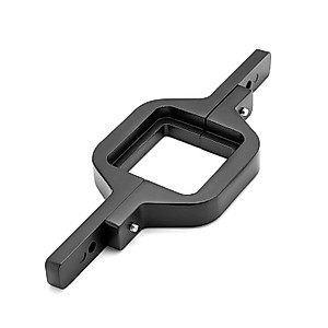 Dasen Universal Tow Hitch Receiver Light Bar Mount Bracket Compatible with Dual LED Cube/Work Lights Pod Backup Rear Reverse Truck Trailer SUV Off-Road