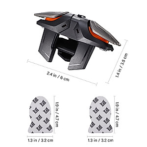 Sosoport Ergonomic Gaming Controller 1 Set Controls Game Triggers with Cable Telefono Gaming Triggers Game Triggers Cell Phone Charging Cable Six-Finger Chicken Eating Artifact: Abs