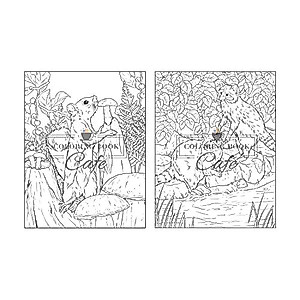 100 Wildlife Scenes: An Adult Coloring Book Featuring 100 Most Beautiful Wildlife Scenes with Animals, Birds and Flowers from Oceans, Jungles, Forests and Savannas