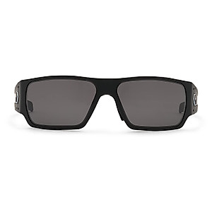 Gatorz Eyewear Specter Sunglasses - Black Aluminum Frame with Black Logo Smoked Lens