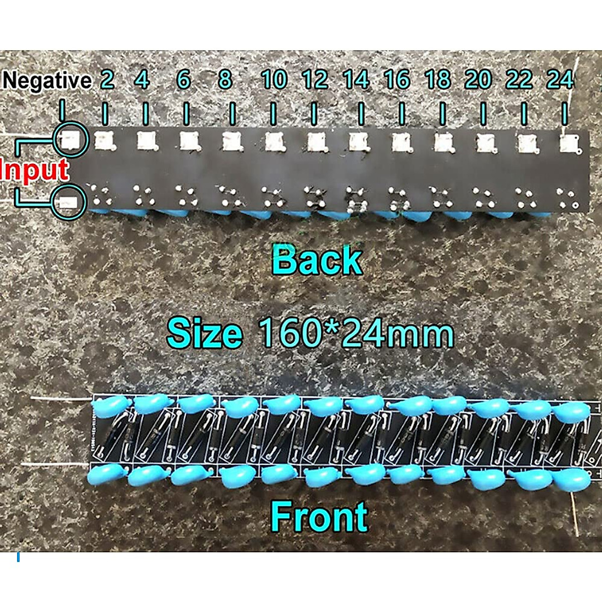 SaiDian 1Pcs High Voltage Multiplier 60000V 24 Times Rectifier Voltage Doubler Circuit Board