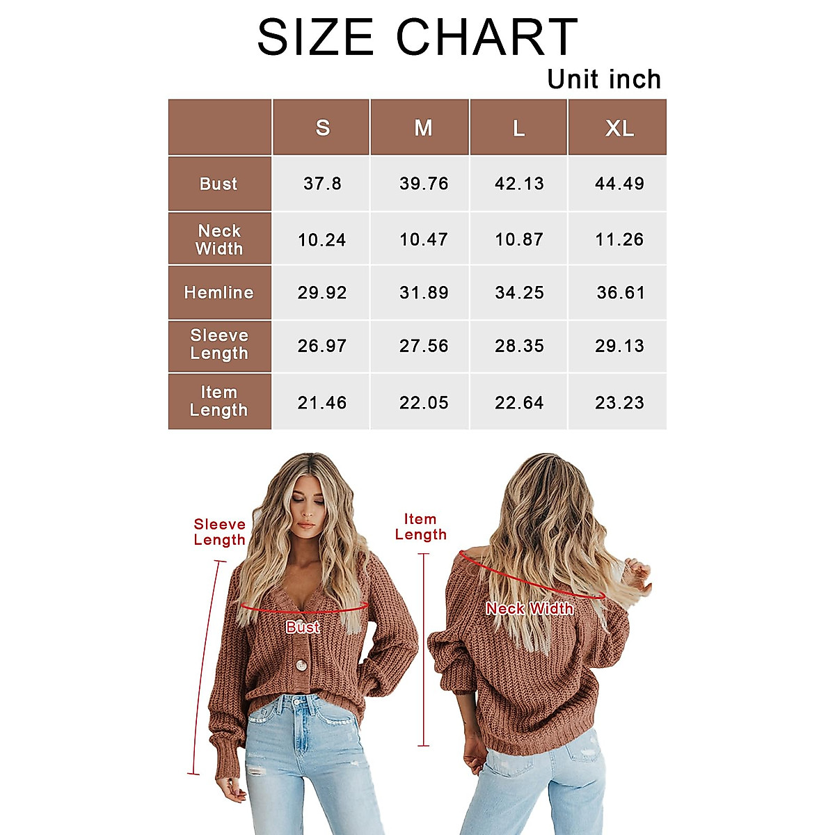 PRETTYGARDEN Women's Chunky Knit Open Front Sweater Long Sleeve Button Loose Short Cardigan Outerwear Coats (Army Green,X-Large)