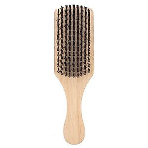 DOITOOL Men Set 1 Set Men Beard Brush Bristles Mustache Brush Grooming Comb Facial Hair Grooming Tools with Wood Handle for Growth Styling Shine Softness Size S Stocking Stuffer Gifts