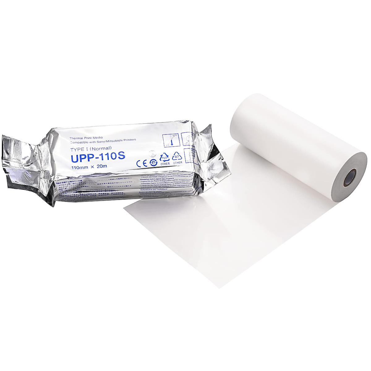 UPPsonys Compatible Upp110s Ultrasound Paper For Printer,Uppsonys upp-110s Type I High compatible Thermal Print Film/Media 10 Rolls