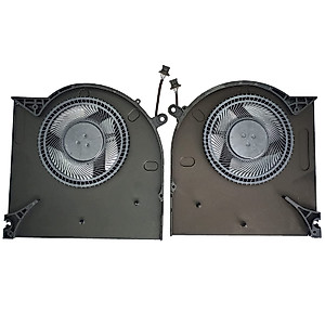 ZHAWULEEFB Replacement New CPU+GPU Cooling Fan for Dell Alienware M17 R3 M17 R4 P45E 0H5TYJ 0CNV63 FM7J FM7H DC28000ROSL EG50061S1-1C010-S9A K13087 DC28000RNSL EG50061S1-C060-S9A DC12V 0.38A Fan