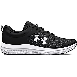 Under Armour Men's Charged Assert 10, (001) Black/Black/White, 13, US