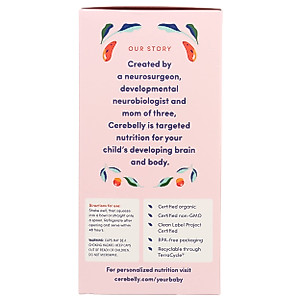 CEREBELLY Organic 11+ Months Variety Pack Baby Purees 3 Count, 4 OZ